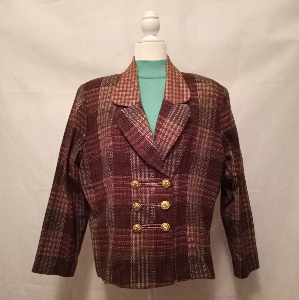 Diana Marco Vintage Tweed Jacket - Gem